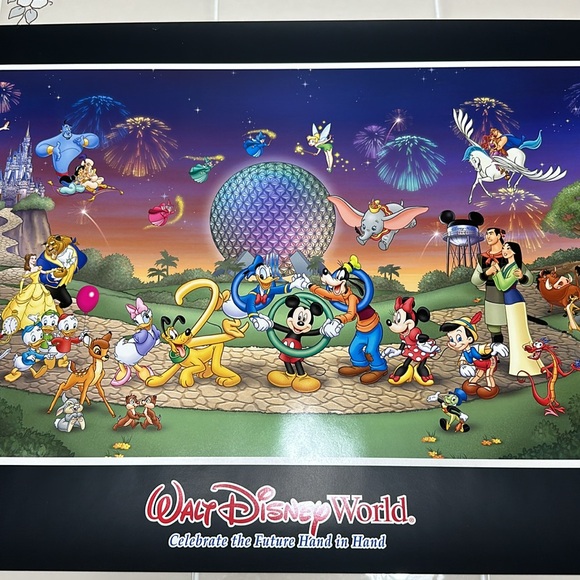 Disney | Art | Walt Disney World Lithograph | Poshmark